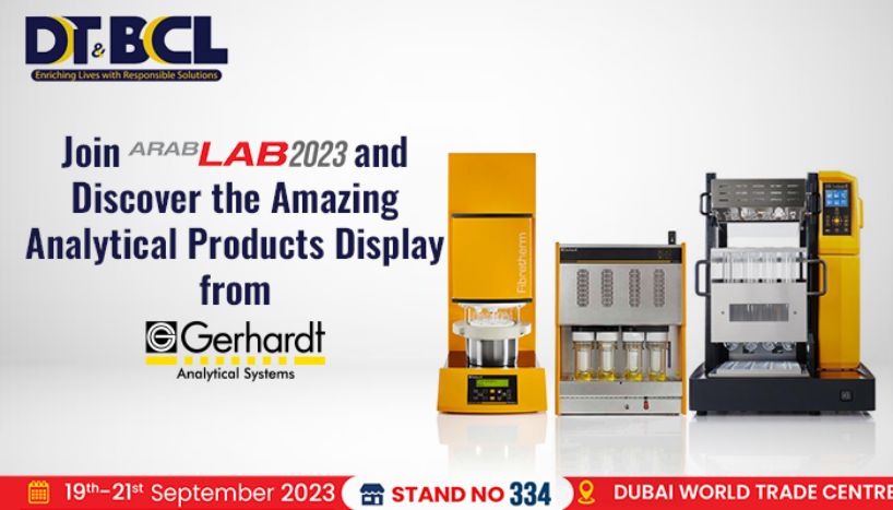 C. Gerhardt Analytical Systems Display at ArabLab 2023