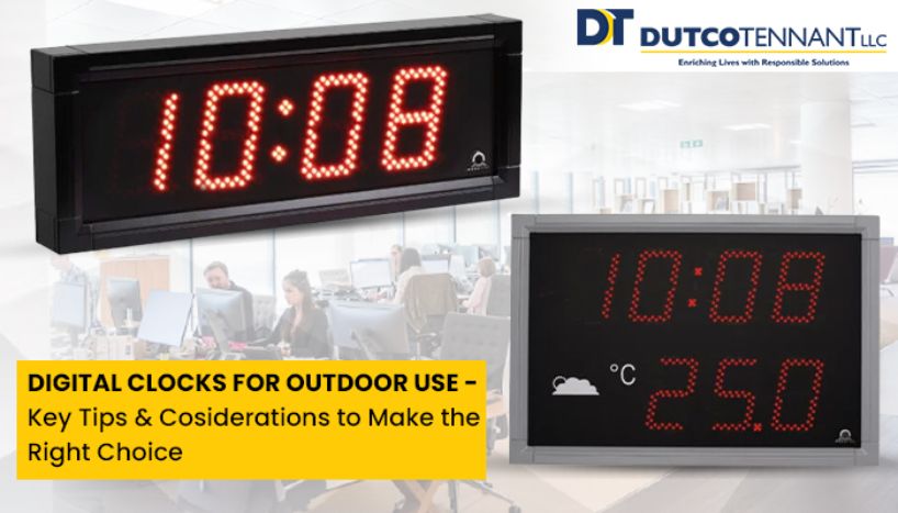Selection Guide for Outdoor Digital Clocks
