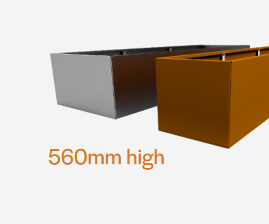 Fixed height planter box | Dutco Tennant