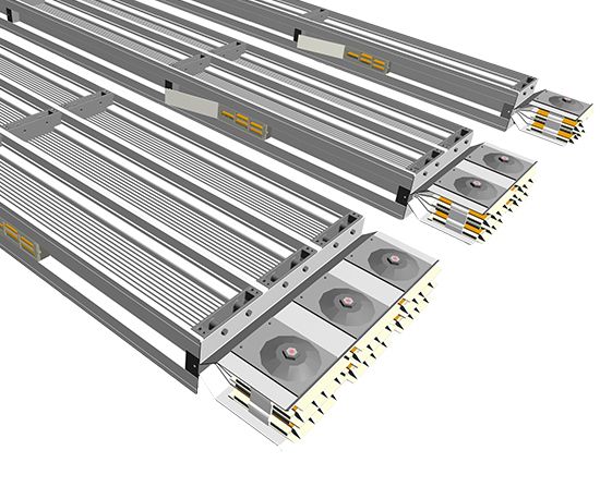 Busbar system sends power at gaps in electric distribution system